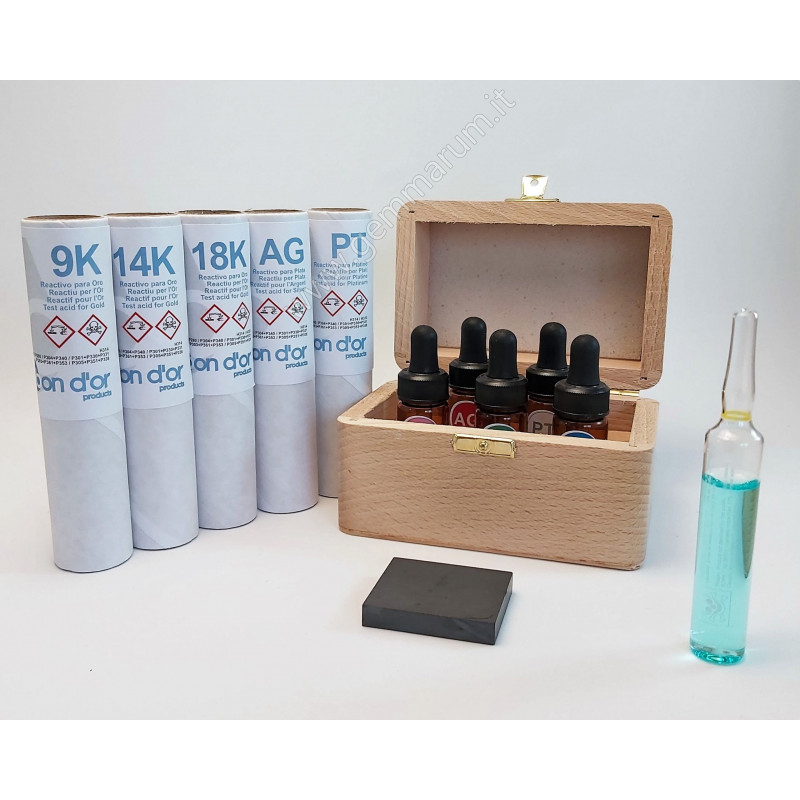 KIT REAGENTI METALLI PREZIOSI