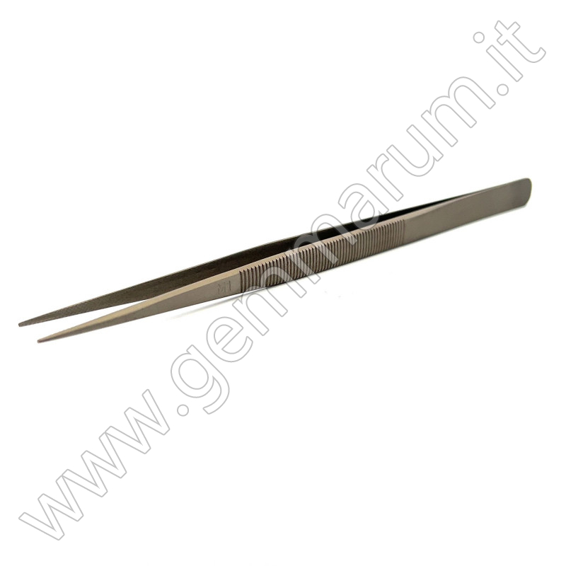 TITANIUM DIAMOND TWEEZERS with groove