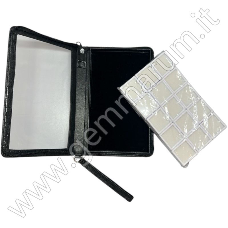 PORTABLE CASE with 15 display boxes 4x4