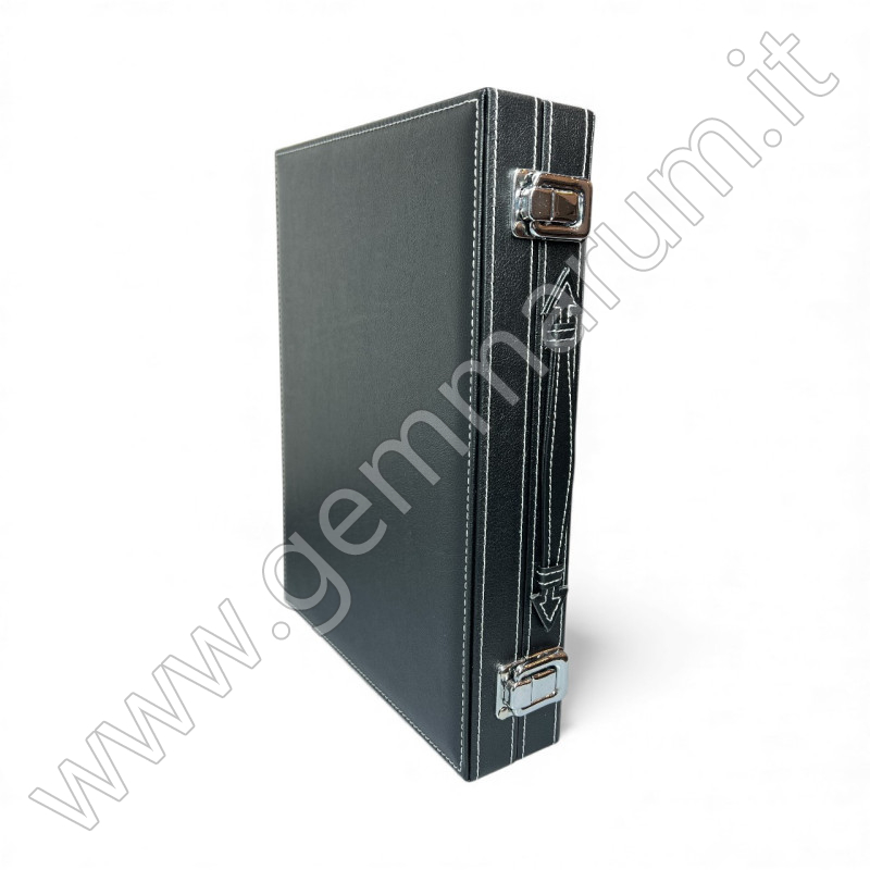 40 Gem Display Box with Deluxe Carry Case - black